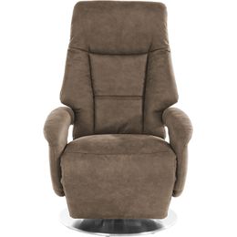 Sit & More TV-Sessel SIT & MORE "Enjoy Gr&ouml;&szlig;e M", braun (latte), B:74cm H:111cm T:77cm, NaturLEDER (echtes Rindsleder);Luxus-Microfaser (100% Polyester);Luxus-Kunstleder, Sessel, TV-Sessel, in Gr&ouml;&szlig;e M, wahlweise mit Motor und Aufstehhilfe