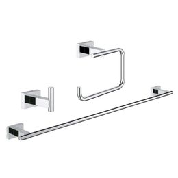 Grohe Essentials Cube Badaccessoire-Set, 40777001,