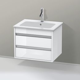 Duravit Ketho Schrank mit ME by Starck Waschtisch, 2 Ausz&uuml;ge, 233663AA00+KT642802222,