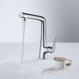 Hansgrohe Metris Select M71 K&uuml;chenarmatur, schwenkbar, 14883000,