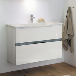 Burgbad Orell Schrank mit Waschtisch, 2 Ausz&uuml;ge, SETH093F2656C0001G0137,
