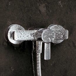 Kludi ZENTA Aufputz-Duscharmatur mit Mischer, 388700575,