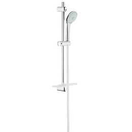 Grohe Euphoria Brausegarnitur mit Stange und Ablage, 3 Strahlarten, 27231001,