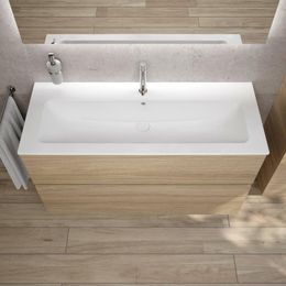 Duravit ME by Starck Waschtisch, evineo ineo5 evo Unterschrank B: 121 cm, 2 Ausz&uuml;ge, mit Griffmulde,, 236112AC00+BE0716OA,