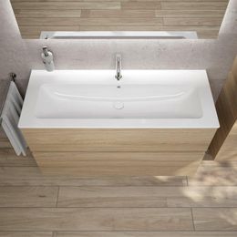 Duravit ME by Starck Waschtisch, evineo ineo5 evo Unterschrank B: 121 cm, 2 Ausz&uuml;ge, mit Griffmulde,, 236112AA00+BE0716OA,