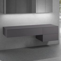neoro n50 Unterschrank B: 180 cm mit 3 Ausz&uuml;gen, BN0414GR+BN0421GR+BN0409GR,