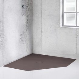 Bette Floor Caro F&uuml;nfeck-Duschwanne, 7211-403PLUS,