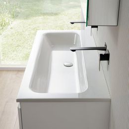 rivea Dia ultraflacher M&ouml;belwaschtisch B: 141 H: 14,2 T: 51,5 cm, BR0126WH,