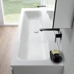 rivea Dia ultraflacher M&ouml;belwaschtisch B: 161 H: 14,2 T: 51,5 cm, BR0128WM,