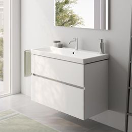 Villeroy & Boch Villeroy & Boch Avento Waschtisch, evineo ineo5 evo Unterschrank B: 98 cm, 2 Ausz&uuml;ge, mit Griffmulde,, 4156A5RW+BE0725WM,
