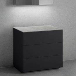 neoro n50 Unterschrank B: 80 cm mit 3 Ausz&uuml;gen, BN0452BM+BN0402C3,