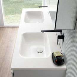 rivea Dia ultraflacher M&ouml;belwaschtisch B: 161 H: 14,2 T: 51,5 cm, BR0805WH,