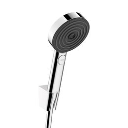 Hansgrohe Pulsify Select S Brausegarnitur mit Halter, 3 Strahlarten, 24306000,