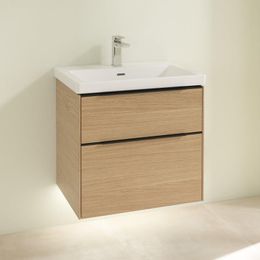 Villeroy & Boch Villeroy & Boch Subway 3.0 Schrank mit Waschtisch, 2 Ausz&uuml;ge, 4A706501+C576L1VJ,