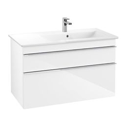 Villeroy & Boch Villeroy & Boch Venticello Schrank mit Waschtisch, 2 Ausz&uuml;ge, 4134R1RW+A92801DH,