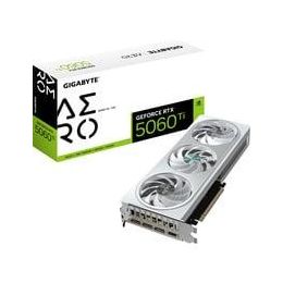 Gigabyte GeForce RTX 5060 Ti AERO OC 16G, Grafikkarte DLSS 4, 3x DisplayPort, 1x HDMI 2.1