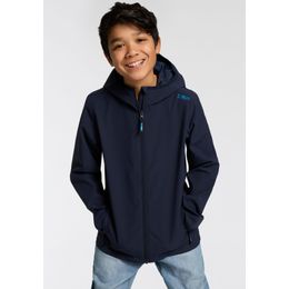 Outdoorjacke CMP, Jungen, Gr. 140/146, schwarz (schwarz blau), Obermaterial: 100% Polyester. Futter: 100% Polyester, Jacken Outdoorjacke, &Uuml;bergangsjacke f&uuml;r Kinder
