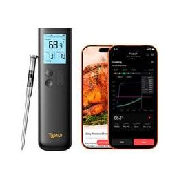 Sync Gold Lite, Thermometer schwarz, inkl. 1 Sonde