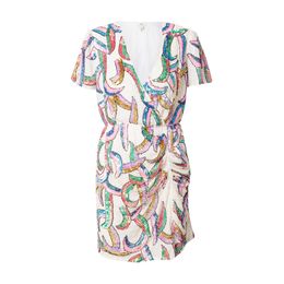 River Island Kleid Damen Gr&ouml;&szlig;e 32 gold / grasgr&uuml;n / eosin / feuerrot / wei&szlig; Sommerkleid