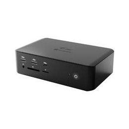 i-tec Thunderbolt 5 Quattro Display Docking Station, Dockingstation schwarz, 5x USB, Power Delivery 140W