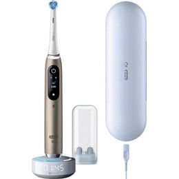 Braun Oral-B iO Series 10 , Elektrische Zahnb&uuml;rste gold/schwarz, Eclipse Gold