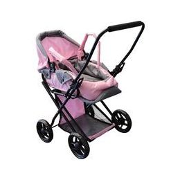 Vedes Puppenwagen Rosy mit Ablagekorb