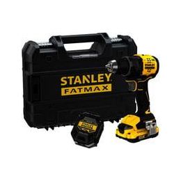 Stanley Akku-Bohrschrauber Kit (SFMCD714D2A-QW), 18Volt schwarz/gelb, 2x 2,0Ah Lithium-Ionen Akkus, 100 tlg. Zubeh&ouml;rset, Koffer