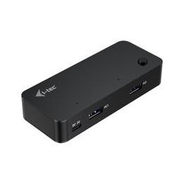 i-tec Universal KVM HUB, Dockingstation schwarz, 2x USB-A- und 2x USB-C