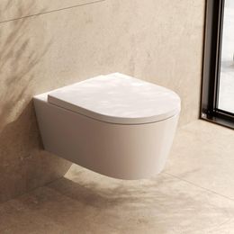 Artiviana Svago Wand-WC mit AquaSpin, Ausf&uuml;hrung kurz, T07WH011BIWH+T07WH011BIWHX,