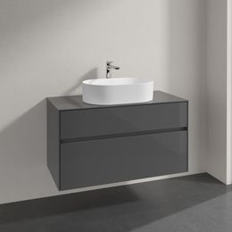 Villeroy & Boch Villeroy & Boch Embrace Schrank mit Waschtisch, 2 Ausz&uuml;ge, 5A6056RW+A95600FP,