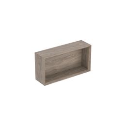 Geberit Wandbox 45x23,3x13,2cm, recht., nuss/Mel. Struk. (502322JR1)