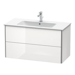 Duravit Waschtischunterschrank XSquare 101x47,8cm, lei, 2 Schubk., wandh&auml;ngend (XS417307575)