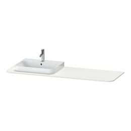 Duravit Waschtisch-Konsole Happy D.2 Plus 160x55cm, m 1 AS, B li, Nord we s-matt (HP031HL3939)