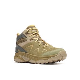 Wanderschuh Merrell "YOKOTA 3 MID GORE-TEX", Herren, Gr. 42, drab, Leder, Synthetik, Schuhe Wanderschuh, wasserdicht dank Gore-Tex Membrane