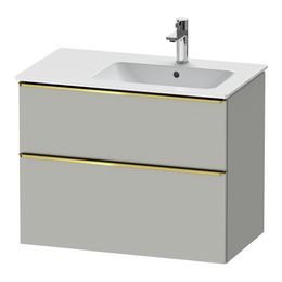Duravit Waschtischunterschrank D-Neo 81x46,2cm, 1 Kast, B re, gol pol/grau ma (DE4367034070000)