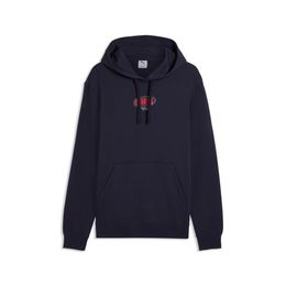 Kapuzensweatshirt Puma "ESS LOGO LAB STORY 1 HOODIE TR", Herren, Gr. L, new navy, Sweatware, Obermaterial: 68% Baumwolle, 32% Polyester, bedruckt, regular fit normal, angesetztes B&uuml;ndchen, Sweatshirts Kapuzensweatshirt, Regular Fit, mit Kapuze, mit K&auml;ngurutasche, sportlicher Stil
