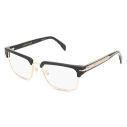 David Beckham DB 7112 Brille Herren | Fassung: Vollrand, Quadratisch, Schwarz Gold
