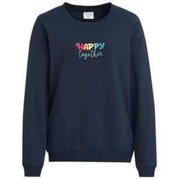 Gina Damen Sweatshirt mit Message-Print