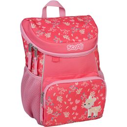Kinderrucksack Scooli "Mini-Me, Daisy Deer", M&auml;dchen, Gr. B/H/T: 20cm x 29cm x 13cm, bunt (daisy dee), Polyester, Rucks&auml;cke Kinderrucksack