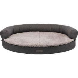 Trixie Vital Sofa Bendson, oval, dunkelgrau/hellgrau 100x80cm