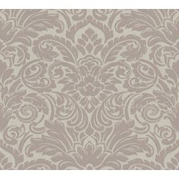 Vliestapete ARCHITECTS PAPER "Luxury wallpaper", braun (bronzefarben braun), B:0,52m L:10,05m, Vinyl, Vlies, Tapeten, Ornament Tapete Barock Tapeten Wohnzimmer Schlafzimmer K&uuml;che modern