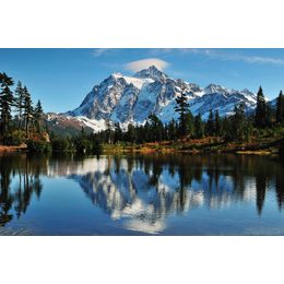 Fototapete papermoon "Berg Shuksan", bunt, B:4,5m L:2,8m, Vlies, Tapeten
