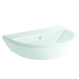 Vitra Integra Waschtisch 7061L003-0012 65 x 49 cm, wei&szlig;, mit &Uuml;berlauf/ohne Hahnloch