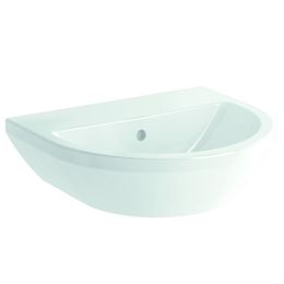 Vitra Integra Waschtisch 7066L003-0012 49,5 x 43 cm, wei&szlig;, mit &Uuml;berlauf/ohne Hahnloch