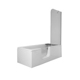 Vitra Conforma Badewanne 57940095000 170 x 75 cm, rechteckig mit Einstieg links, wei&szlig;, mit Whirlsystem