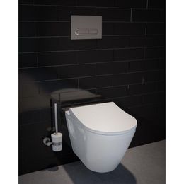 Vitra Integra WC-Sitz 110-003R419 36,4x45,7cm, mit Absenkautomatik und Schnellverschluss, wei&szlig;