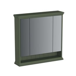 Vitra Valarte LED-Spiegelschrank 65832 78x17x76cm, 3 Spiegelt&uuml;ren, Korpus Vintage gr&uuml;n, lackiert