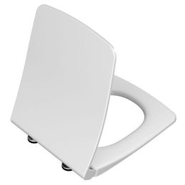 Vitra Metropole Slim WC-Sitz 122-401R009 mit Absenkautomatik und Schnellverschluss, abnehmbar, edelwei&szlig;