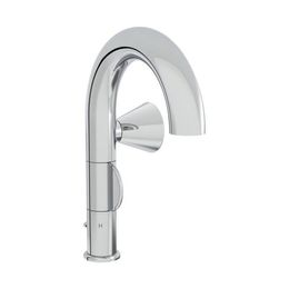 Vitra Liquid Waschtisch-Einhebelmischer A42750 Ausladung 175mm, Einlochmontage, mit Ablaufgarnitur G 1 1/4, chrom