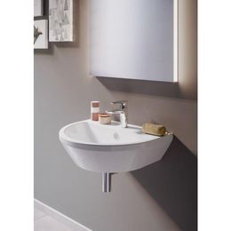 Vitra Integra Waschtisch 7068L003-0001 59,5 x 47 cm, wei&szlig;, mit &Uuml;berlauf/Hahnloch mittig